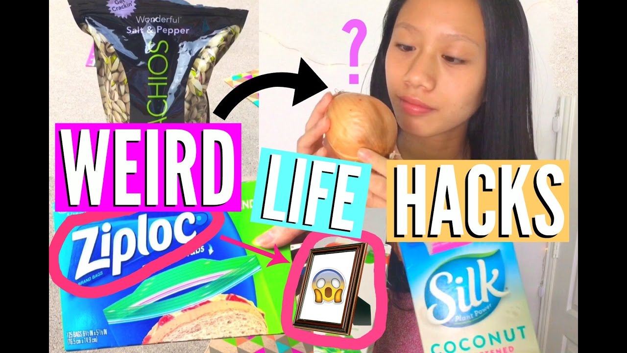 10 Weird Life Hacks You NEED TO KNOW! //EliseLife - YouTube