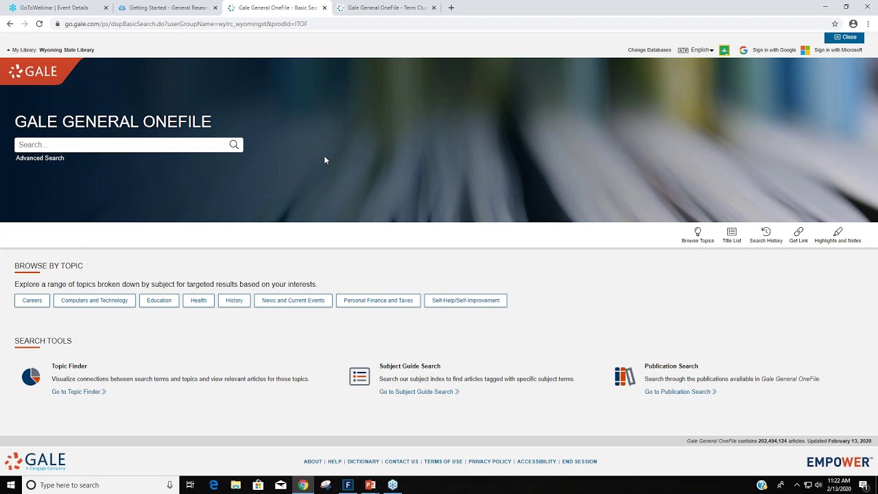 General OneFile (Gale) - YouTube