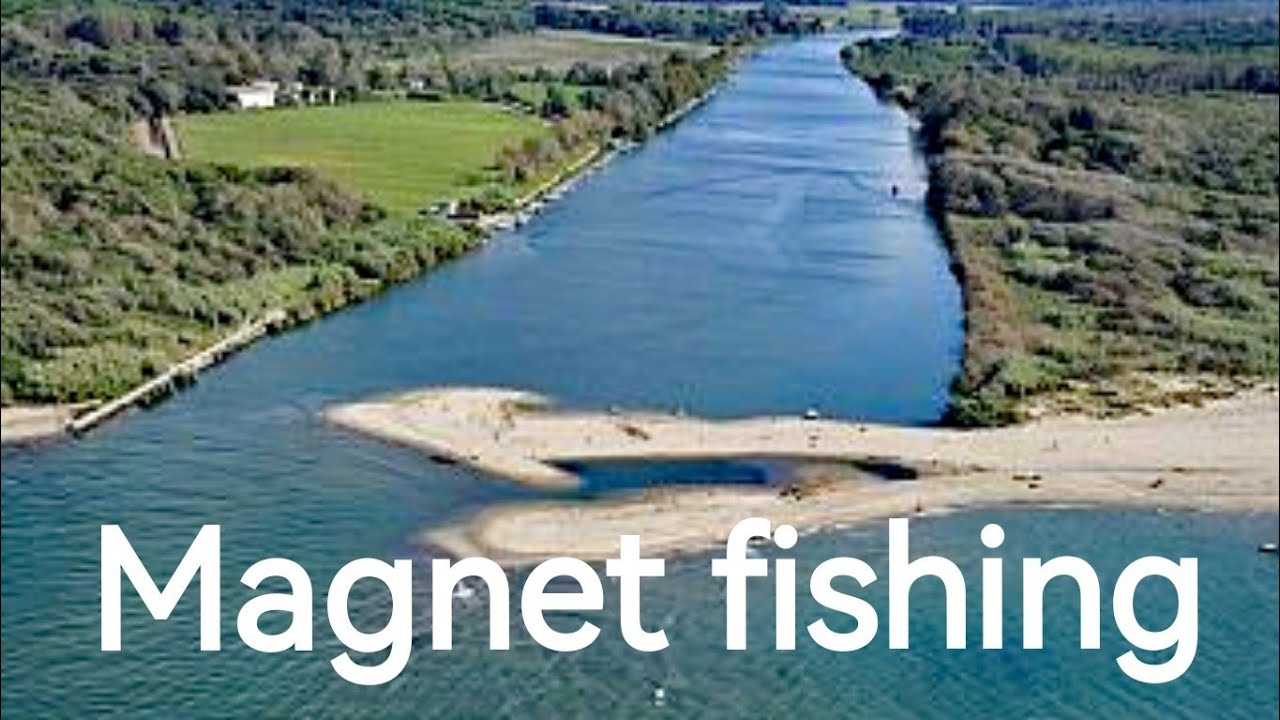 A pesca con il magnete nella foce del Serchio MAGNET FISHING - YouTube
