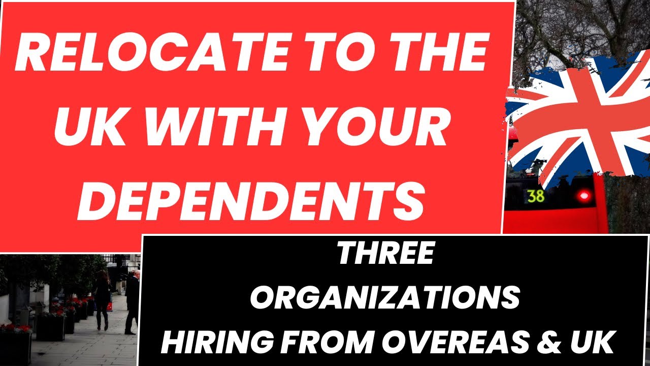 Relocate to the UK with your Family|Three Charity Organizations Hiring ...