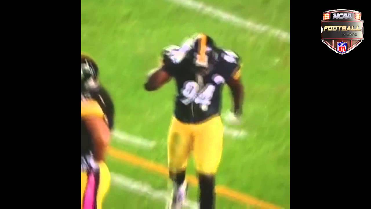 Pittsburgh's Lawrence Timmons Vomits on Field (Steelers vs Texans 2014 ...