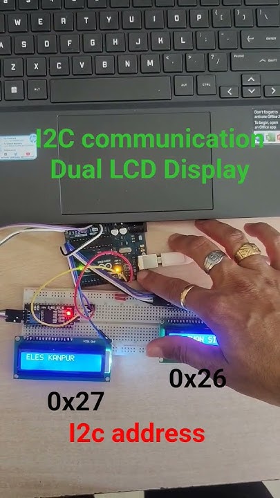 How to Use Multiple I2C LCDs with Arduino | Dual LCD Display Project | ELES-KANPUR - YouTube