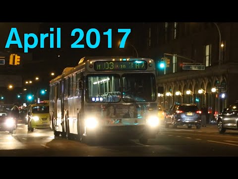 April 2017 Buffing, Part 2 - MTA D60 Buses, Pre-ESI R Train Stations ...