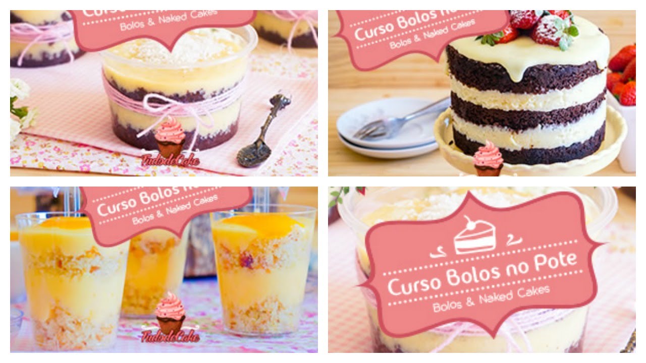 🍰 Curso OnLine Bolos no Pote - Tudo de Cakes da Marcia Tozo Funciona ⬇⬇ ...