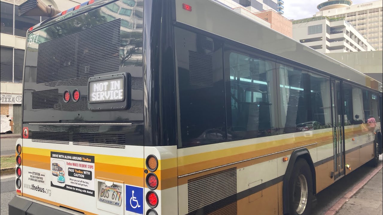 TheBus Route C CountryExpress! Ala Moana, Bus 677 (Part 4) (Dillingham ...