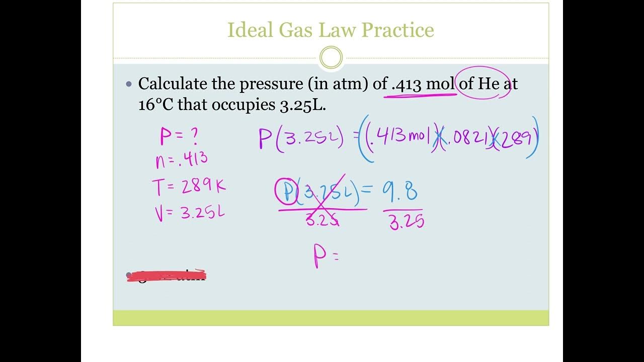 Chem 1 Ideal Gas Law 4.12.24 - YouTube
