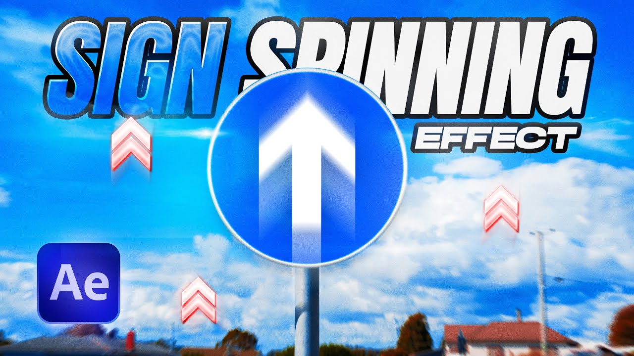 CRAZY SPINNING SIGN EFFECT (After Effects) - YouTube