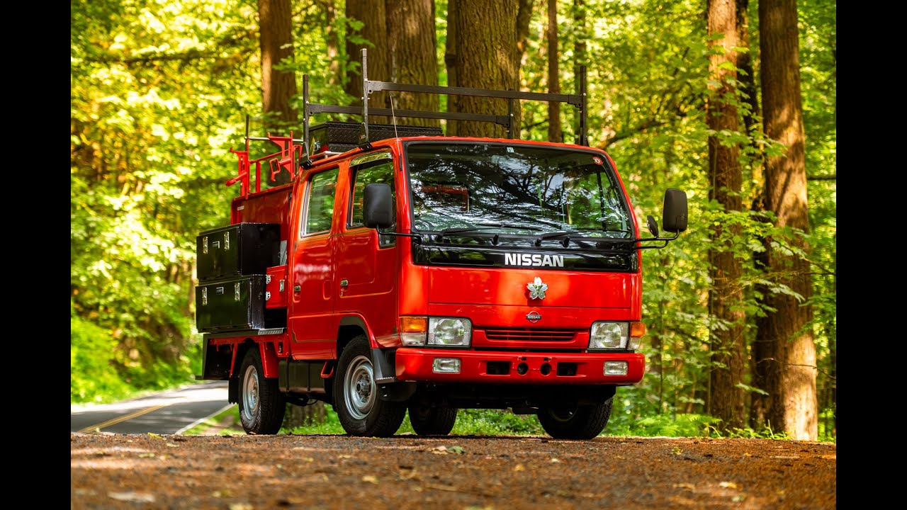 1996 Nissan Atlas Fire Truck Walkaround - YouTube