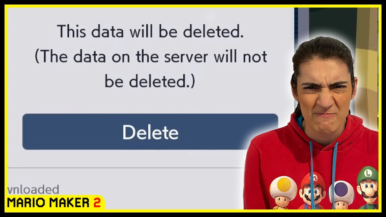 5 Deaths = RESTART & DELETE A LEVEL! Super Mario Maker 2 - 4th Wall ...