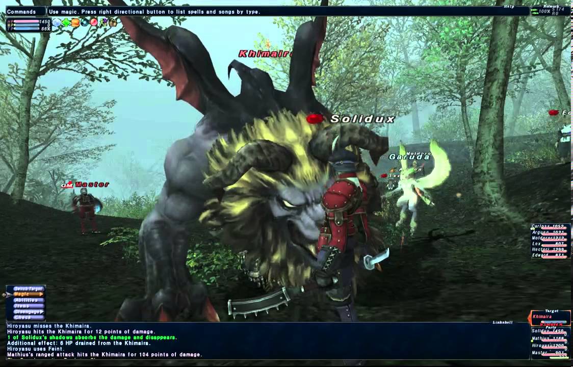 khimaira fight FFXI - YouTube