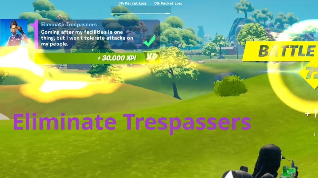 Eliminate Trespassers | Adventures in Fortnite, Season 7 - Quests Ep.26 ...