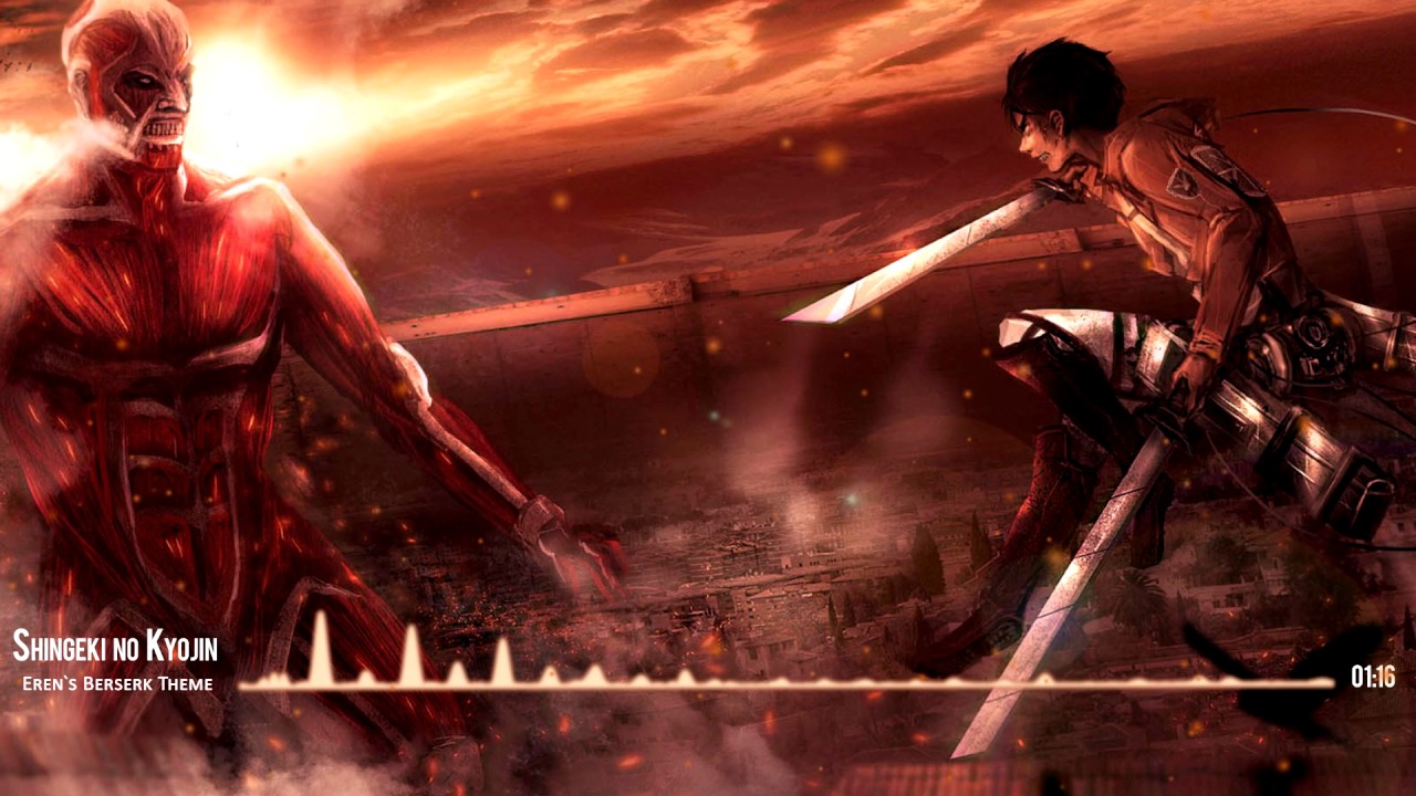 Shingeki no Kyojin OST - Eren`s Berserk Theme - YouTube