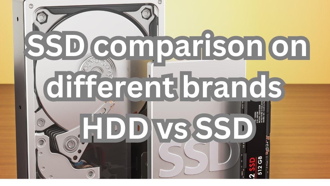 SSD comparison on different brands #hdd, #ssd, #teams, #netac, - YouTube