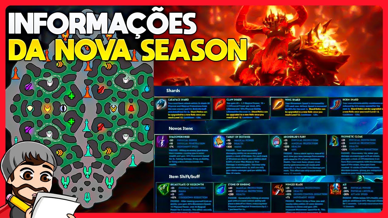 NOVO MAPA, NOVOS ITENS E NOVO DEUS NO SMITE! Especulações e informações ...