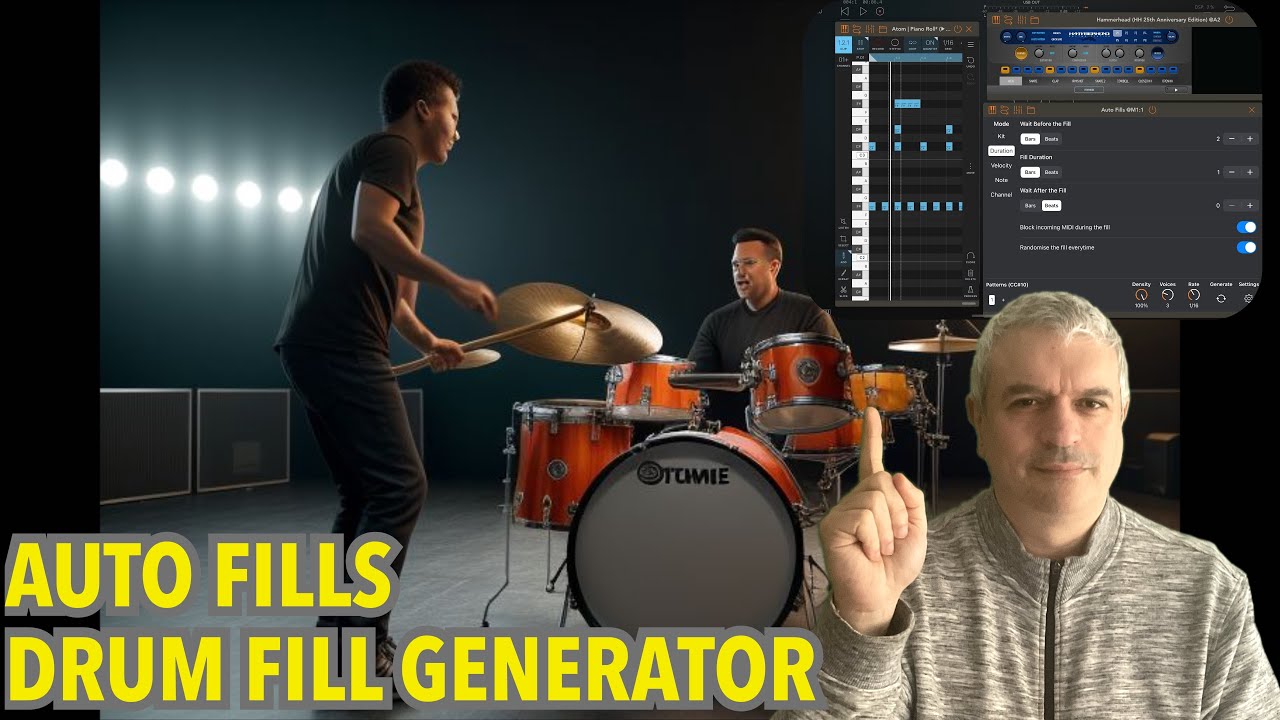 Cem Olcay AUv3 Auto Fills Drum Fill Generator - Tutorial [Play with ...