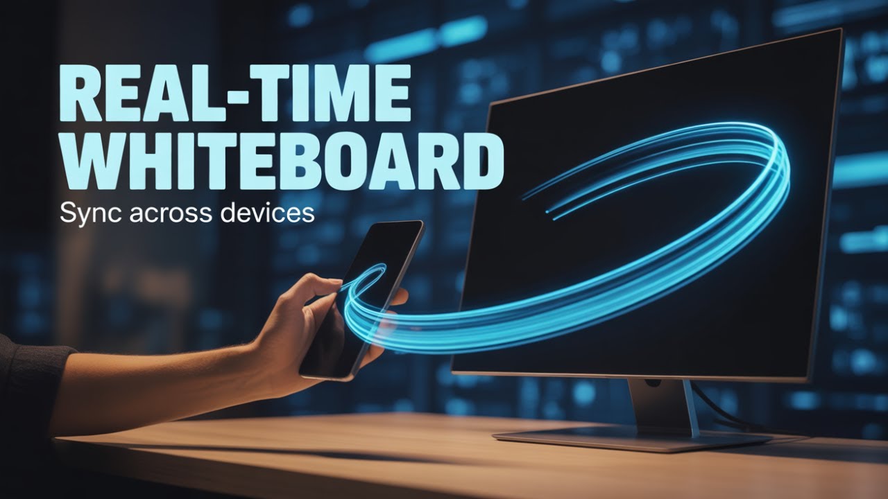 Build a Real-Time Whiteboard App (Mobile ↔ PC Sync) – Node.js + Socket.io Tutorial - YouTube