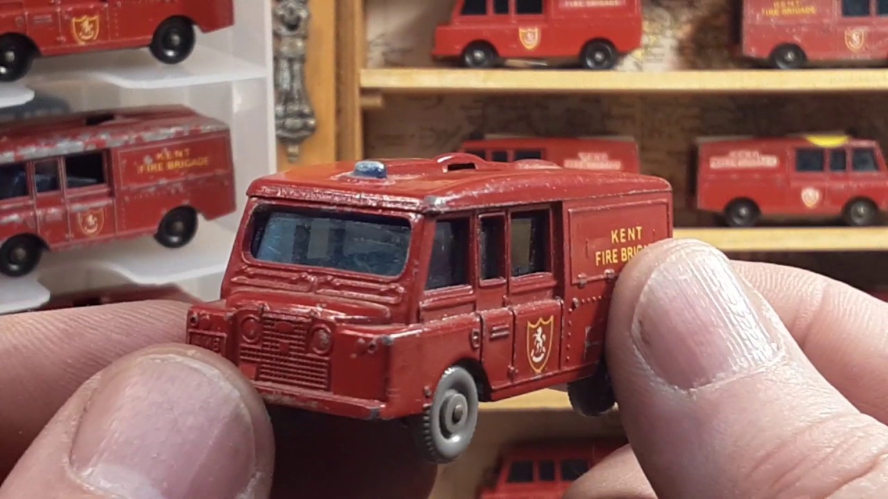 Rover Land MATCHBOX Land Rover Fire Truck #57 - YouTube