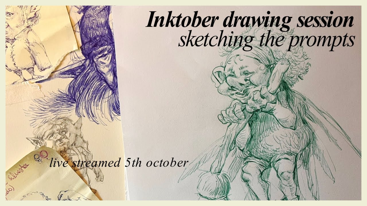 The most ugly drawing I've done - inktober quick session #5 - YouTube