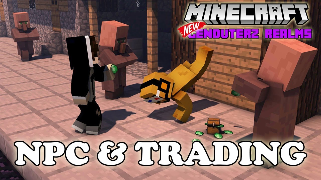 MINECRAFT NPC & TRADING | New Genduterz Realms Update 5 - YouTube