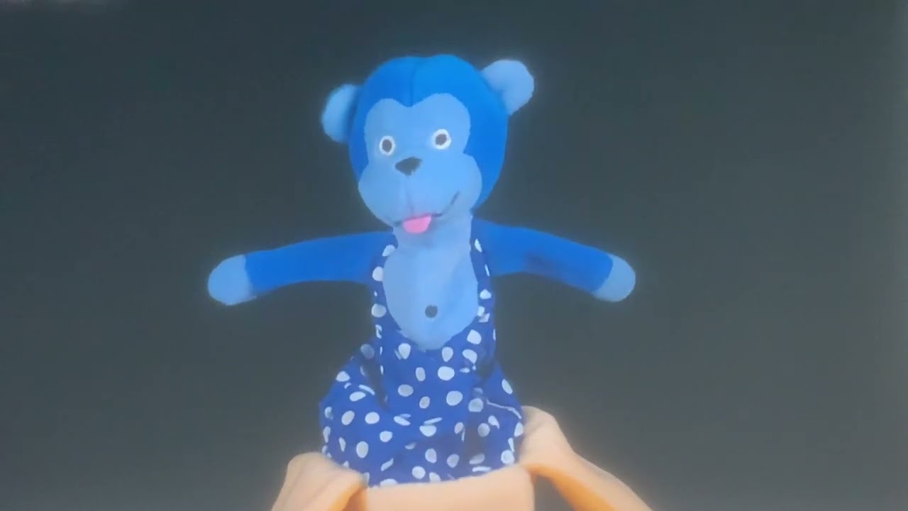 Baby dolittle world animals blue monkey plush - YouTube