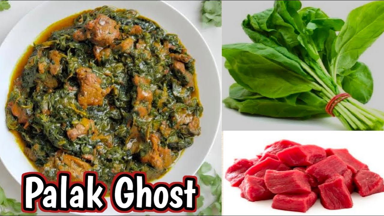 Palak Ghost Recipe/Degi Style Palak Ghost/Shadiyon Wala Dagi Palak ...