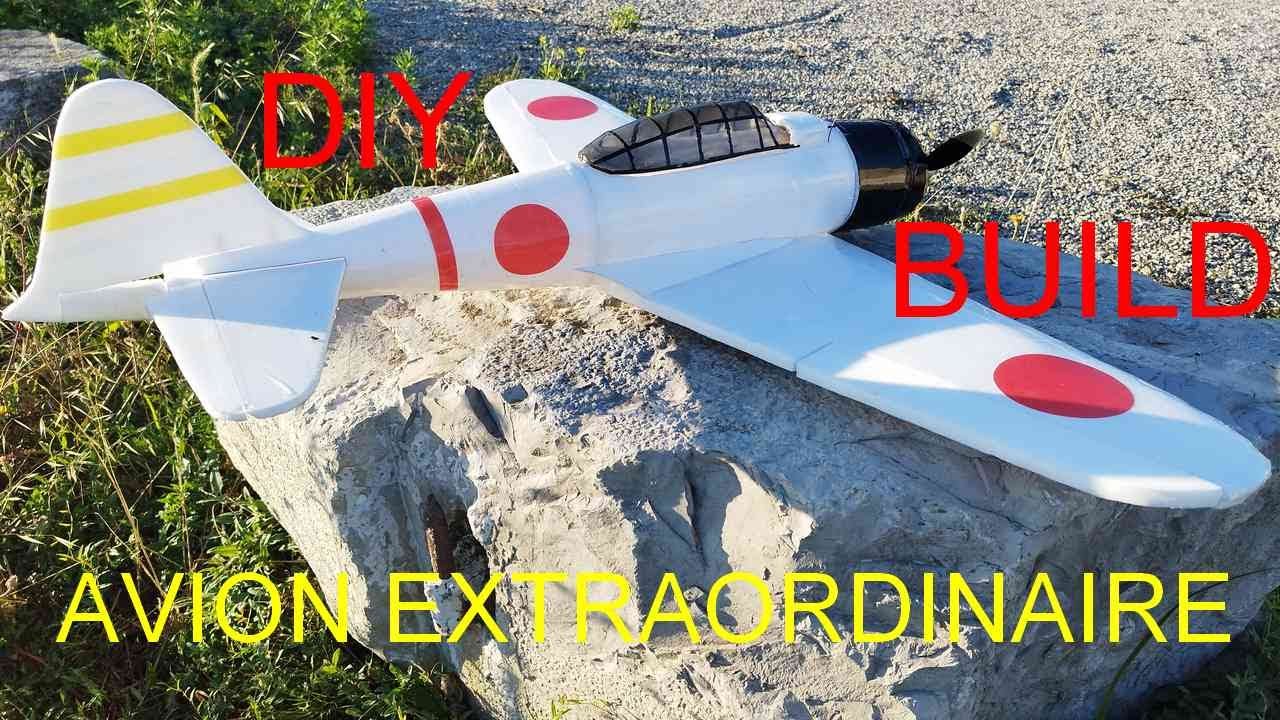 Comment CONSTRUIRE facilement ce SUPER Mitsubishi A6m ZERO Rc WARBIRD DE LEGENDE BUILD RCPLANE ...