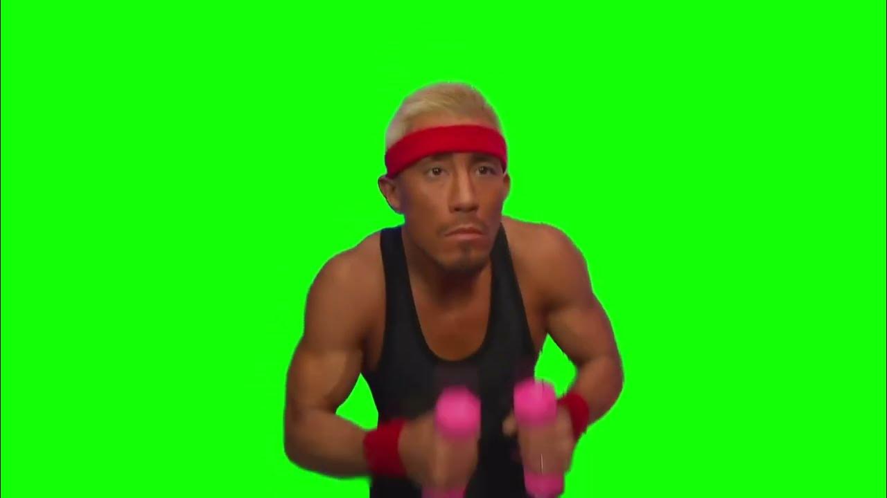 Akira Tozawa Excercising Green Screen Youtube