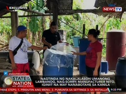 SONA: Nagtinda ng nakalalason umanong lambanog, nag-sorry; manufacturer ...
