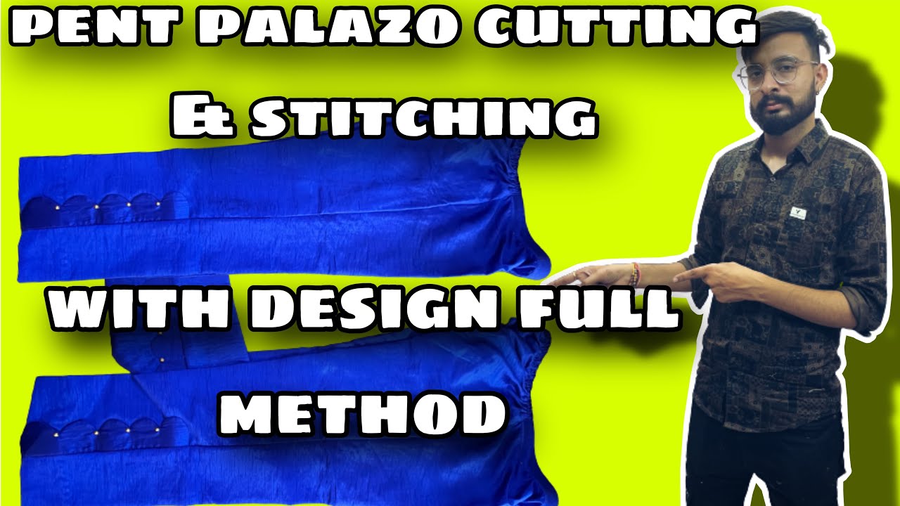How to cutting palazzo cutting and stiching - YouTube