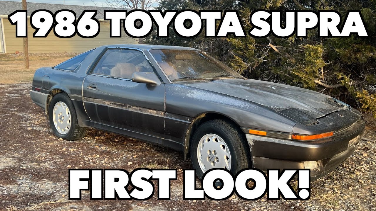 1986 Toyota Supra: First Look and Is In Mint Condition-ish! - YouTube