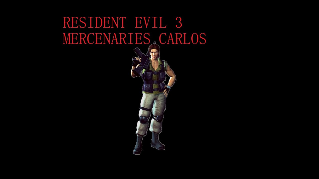 Resident evil 3 Carlos Mercenaries - YouTube