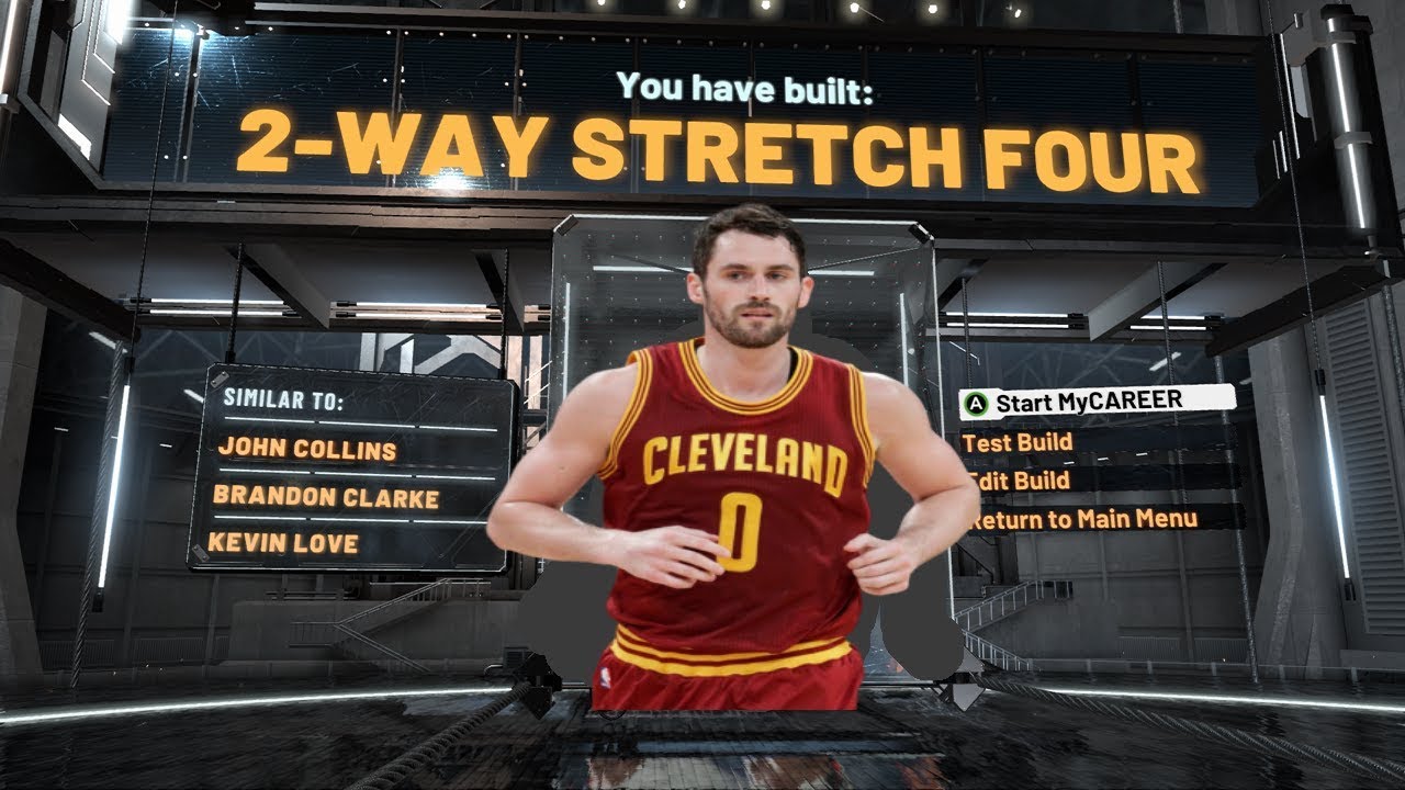 Best 2-Way Stretch Four Build on NBA 2K20! Best Power Forward Build on ...