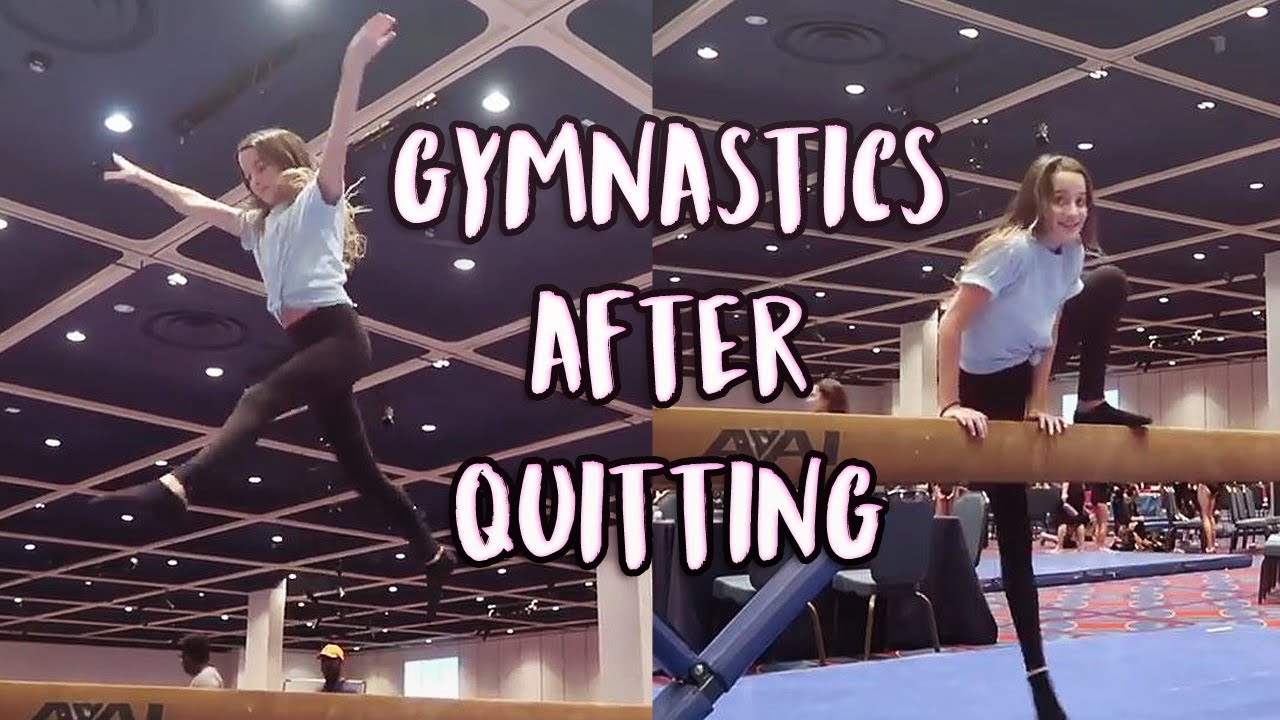 ANNIE LEBLANC'S GYMNASTICS AFTER QUITTING! 5 Months On Edit - YouTube
