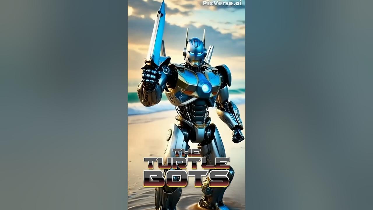 𝐓𝐇𝐄 𝐓𝐔𝐑𝐓𝐋𝐄𝐁𝐎𝐓𝐒 #turtle #robot #turtlebots #ai #aiedit #pixverse #shorts - YouTube