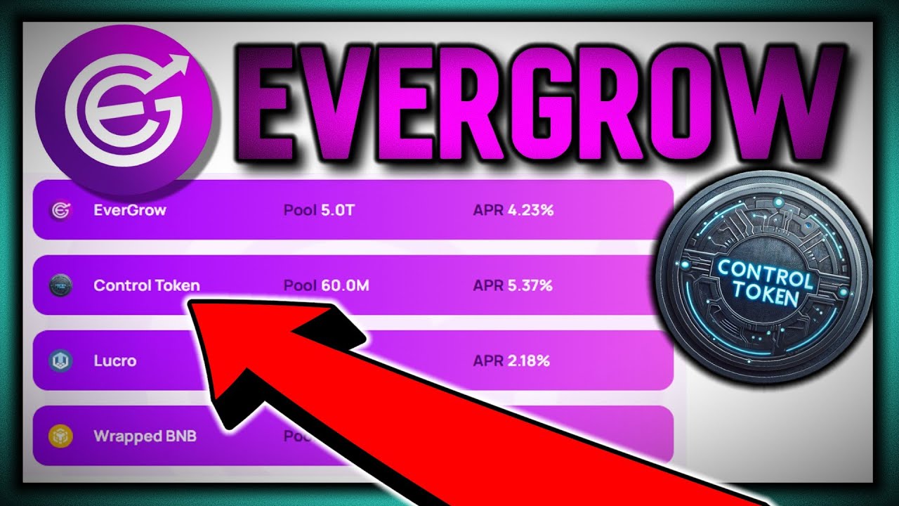 EVERGROW STAKING REWARDS CONTROL TOKEN? WHAT IS CONTROL TOKEN? - YouTube