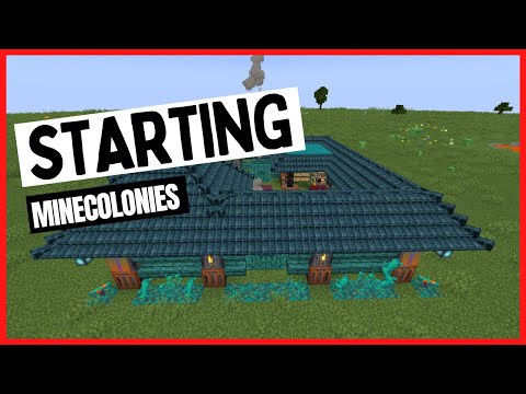 How to start Minecolonies with a Supply Camp - YouTube
