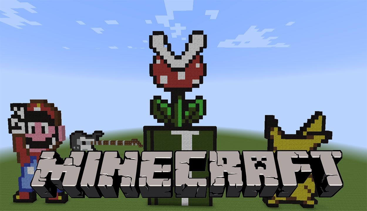 Minecraft-Como fazer o tubo/cano do SuperMário - YouTube