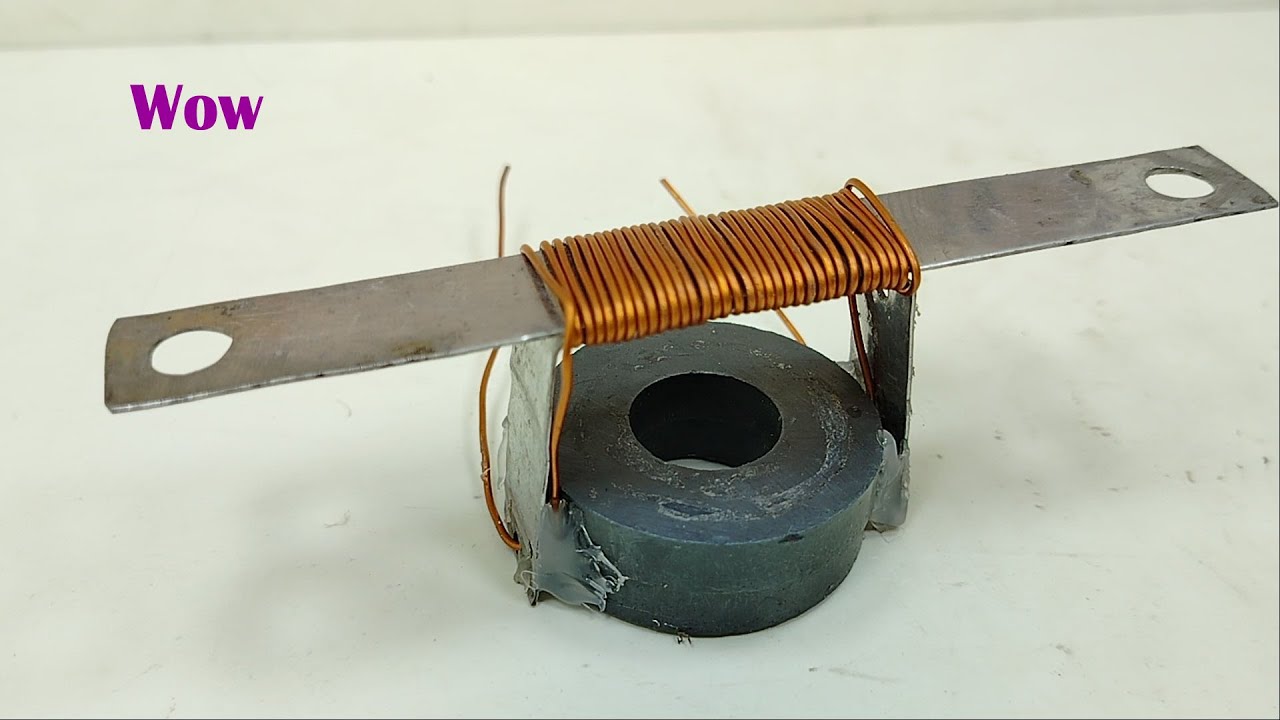 I create new energy generator into magnet copper coil 46000w 220v ...