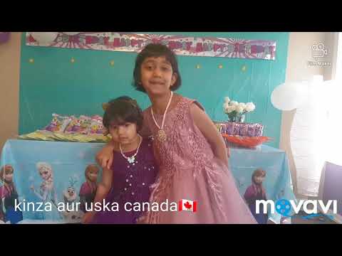 Princess themed birthday party|kinza aur uski sister