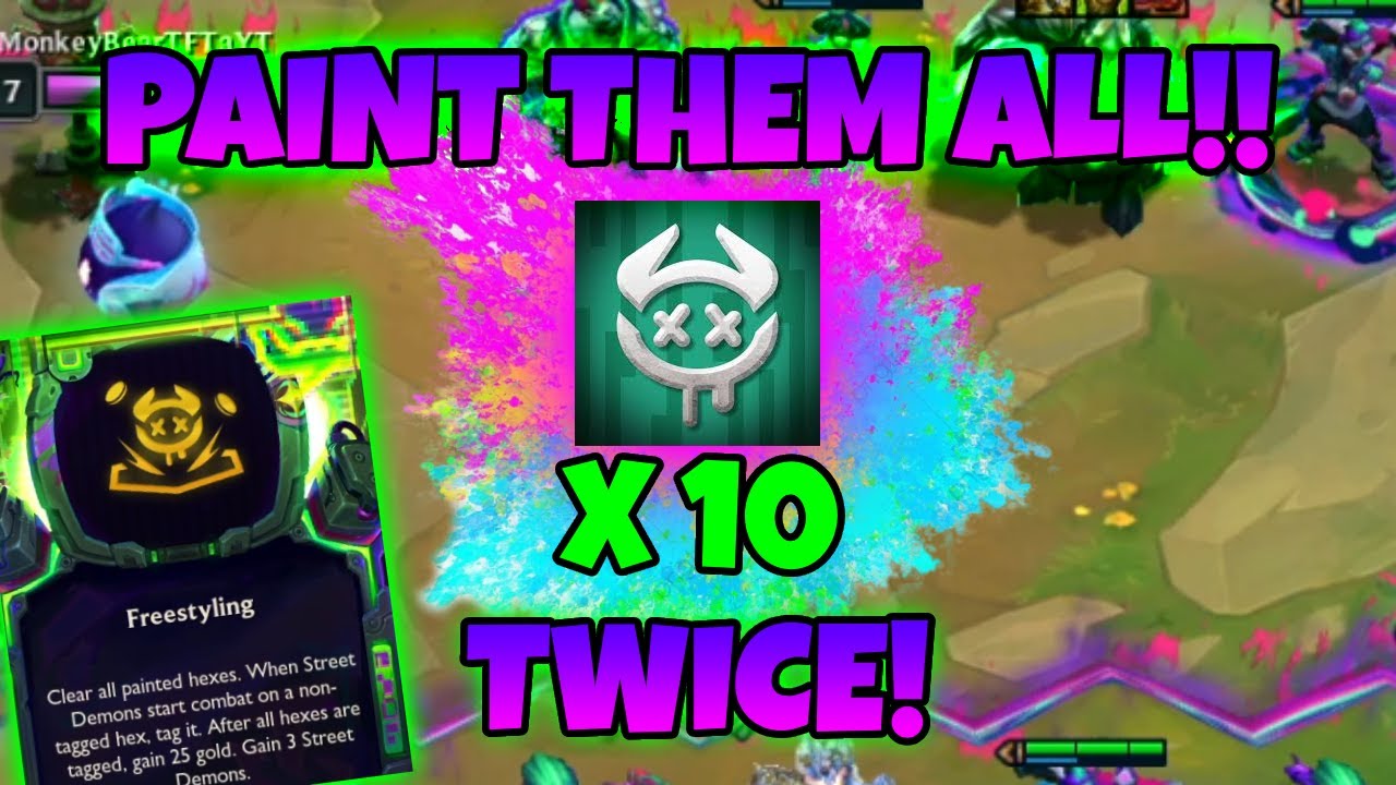 I painted the board for Street Demon 10! TFT SET 14 - YouTube