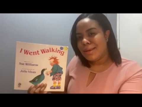 Story Time W. Ms.Joanna "I Went Walking" Author Sue Williams ...