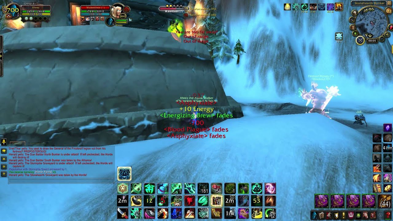 World Of Warcraft Windwalker Monk Gameplay WoD - YouTube