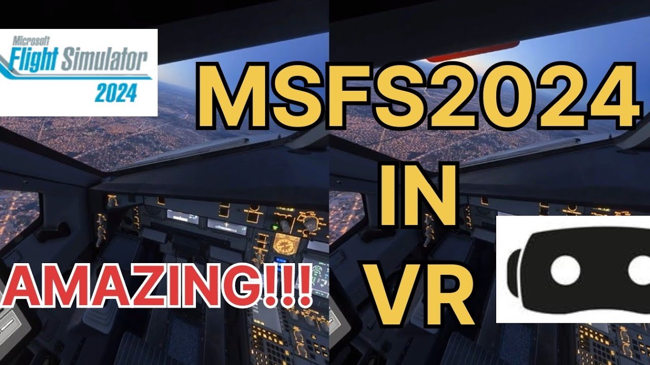 *MSFS2024* IN VR is Amazing!! Must Watch!! @pilotpawanc #msfs2024 #vr # ...