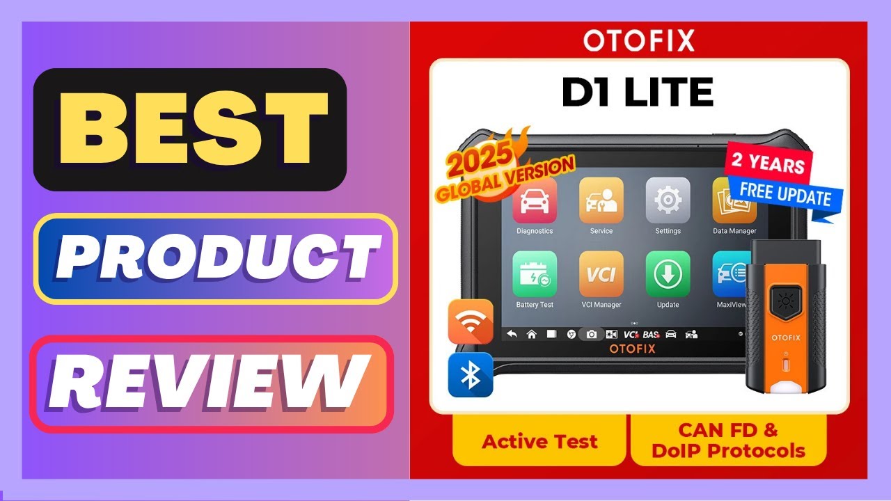 Best OTOFIX D1 LITE OBD2 Scanner Car Diagnostic Tool Bluetooth - YouTube
