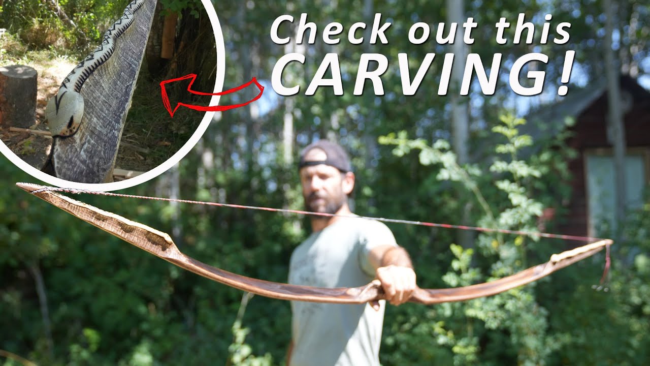 One of the CRAZIEST Bows I've ever built! Mollegabet Self Bow - YouTube