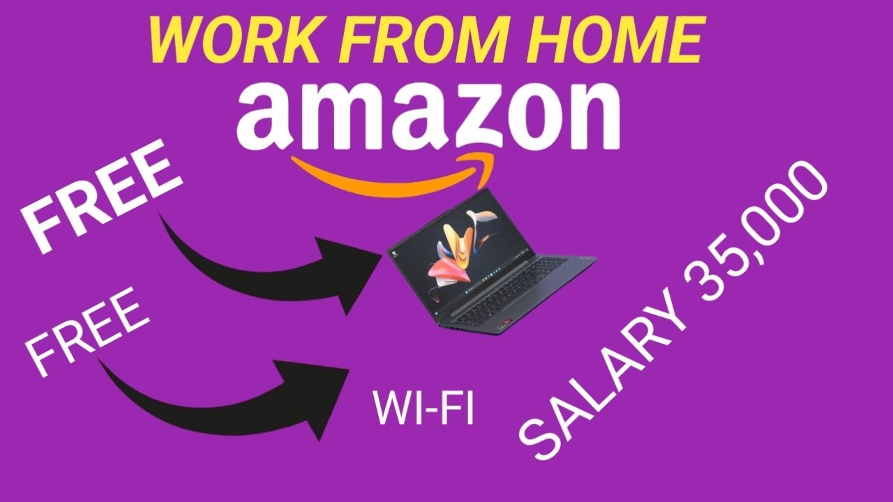 Amazon Work from home online Job Salary 35,000 - YouTube