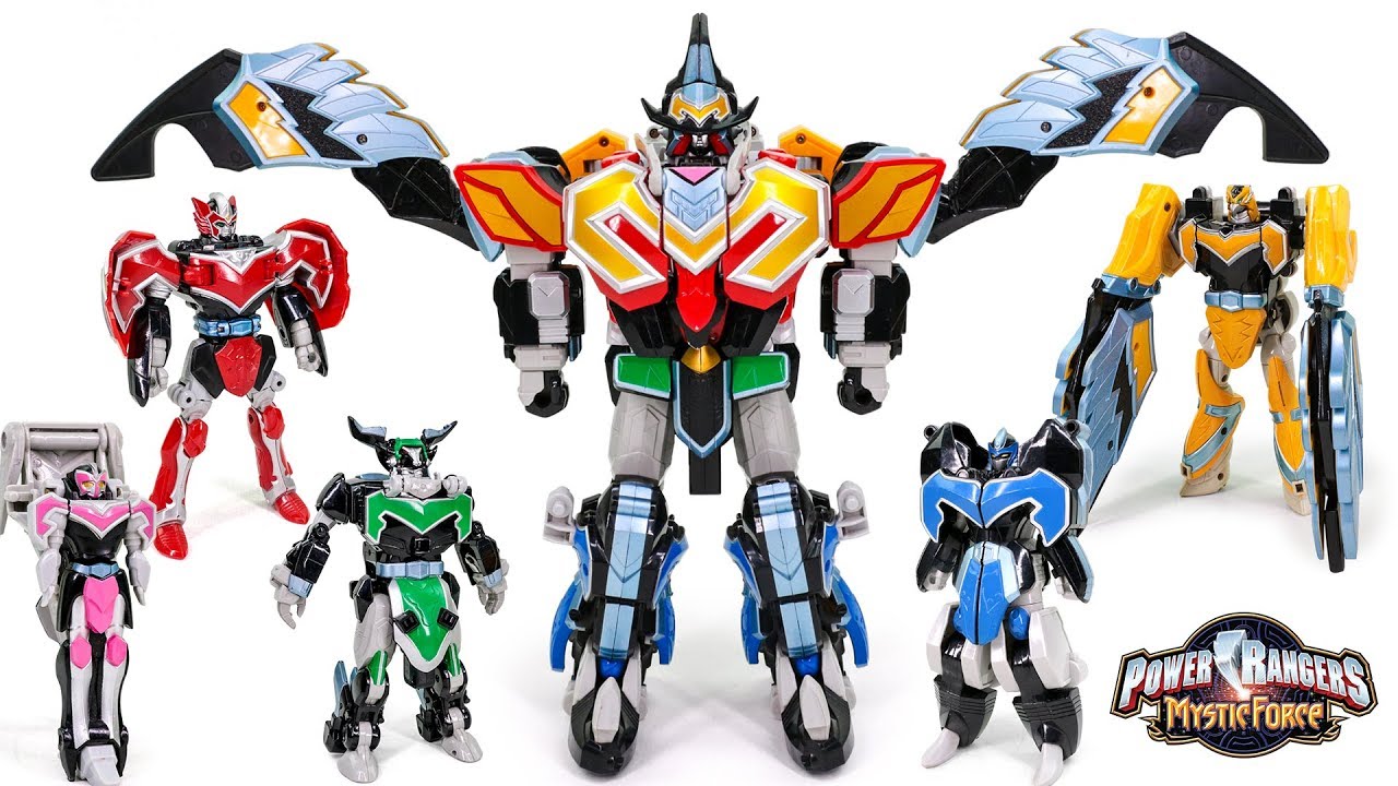 PowerRangers MysticForce Titan MegaZord MagiKing Phoenix Taurus Garuda ...
