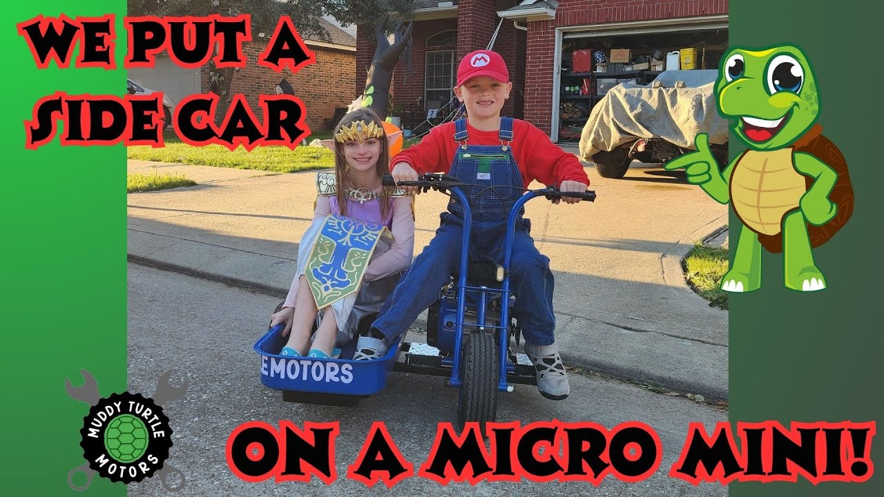 Side car on a RCF micro mini part 2 - YouTube