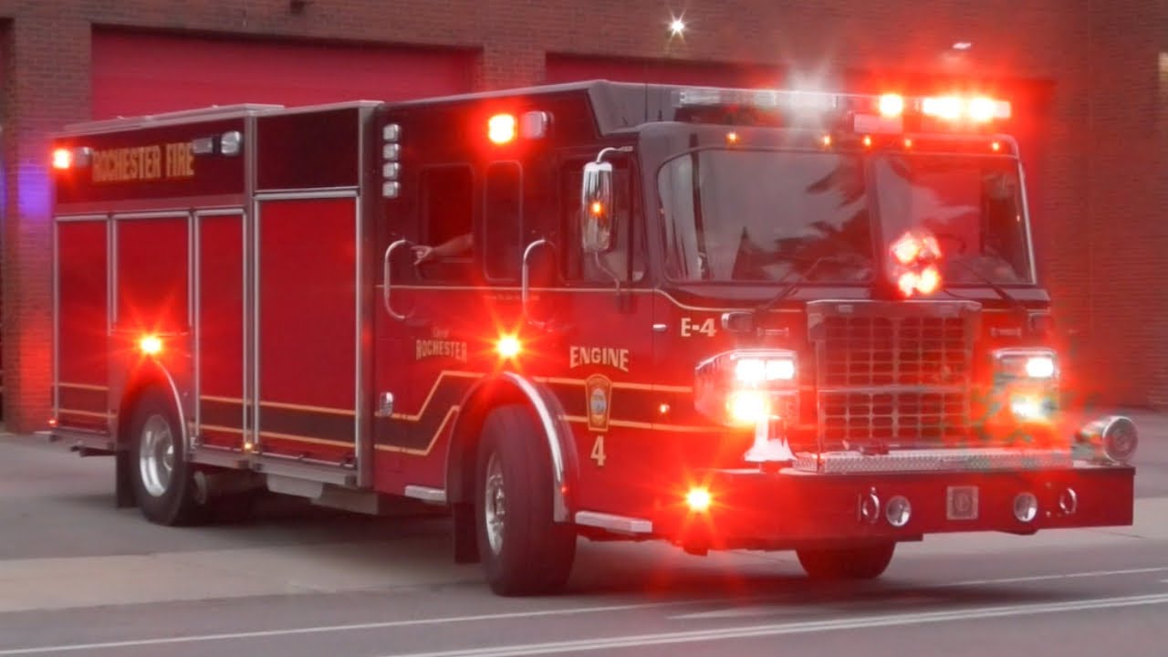 *Bell* Rochester, NH Fire Department Engine 4 & Frisbie EMS 4 ...