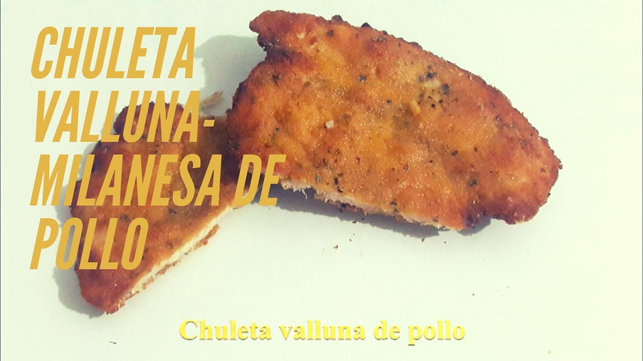 Milanesa de cerdo caleña | Chuleta apanada de cerdo | RECETAS CASERAS ...